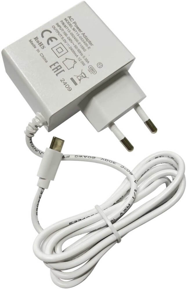 Konni Alimentation 5V 2,4A 12W USB C avec câble