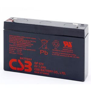Nitram-Cyberpower GP672 Batterie NITRAM GP672 6V/7AH
