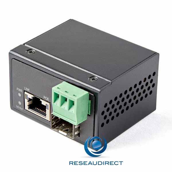 Microsens MS657098PX micro-convertisseur POE+ Industriel Gigabit RJ45 ...