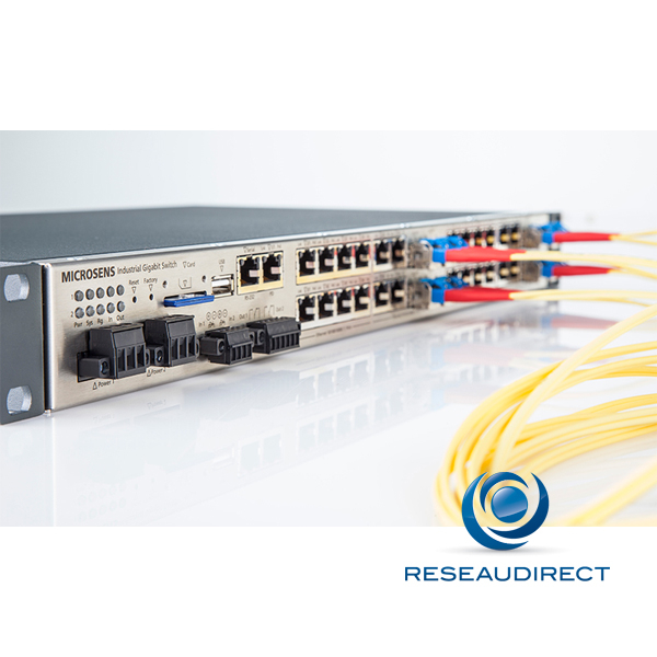 Microsens MS400890MX-V2 switch industriel 19P POE 240W