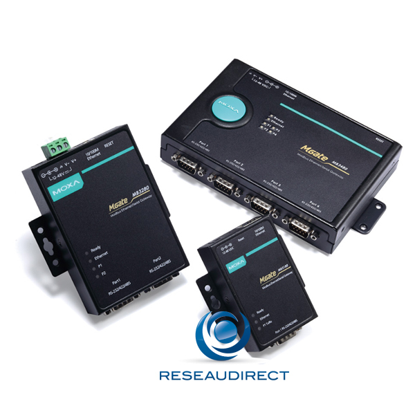 Moxa MGate MB3480 passerelle Modbus 4 série