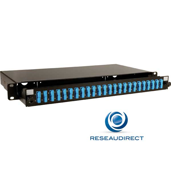 Tiroir optique 48 ports SC coulissant monomode