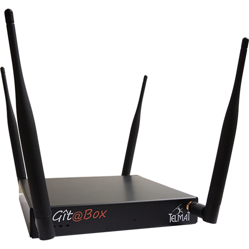 Telmat Gitabox Hotspot wifi 25 accès 3 RJ45