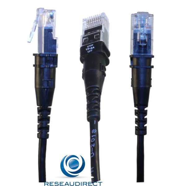 Patchsee TP-6A-U/7 cordon UTP Cat6A ultra fin 2.1 m